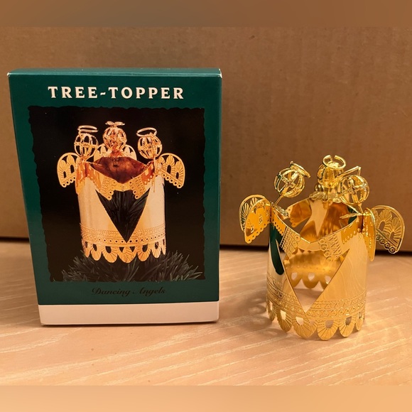 Hallmark | Holiday | Hallmark Miniature Brass Tree Topper Dancing ...